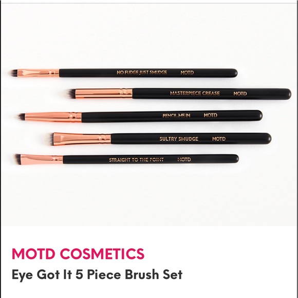 motd | Makeup | Motd Eye Got It 5pc Cosmetic Brush Set | Poshmark